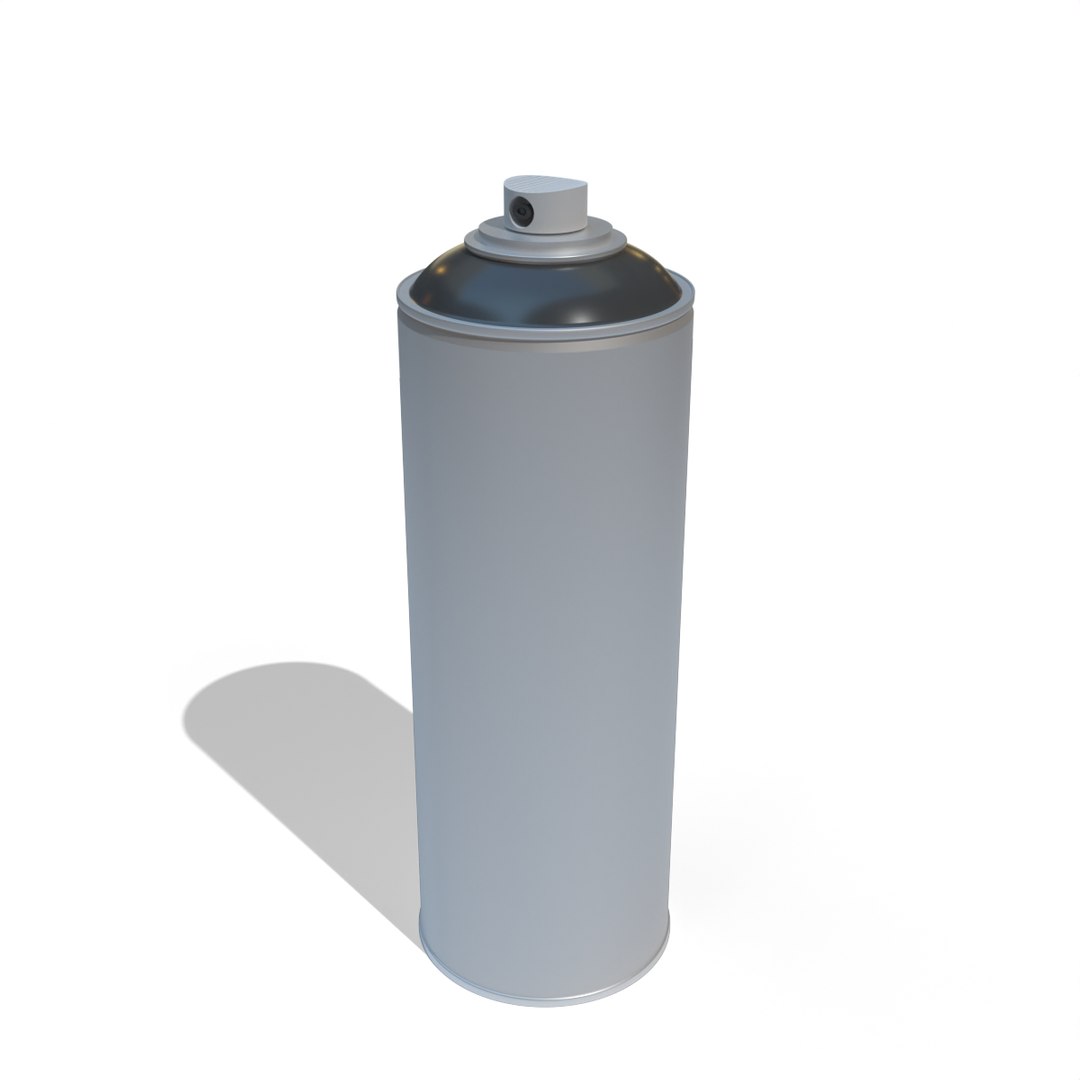3D WHITE SPRAY CAN - TurboSquid 2041205
