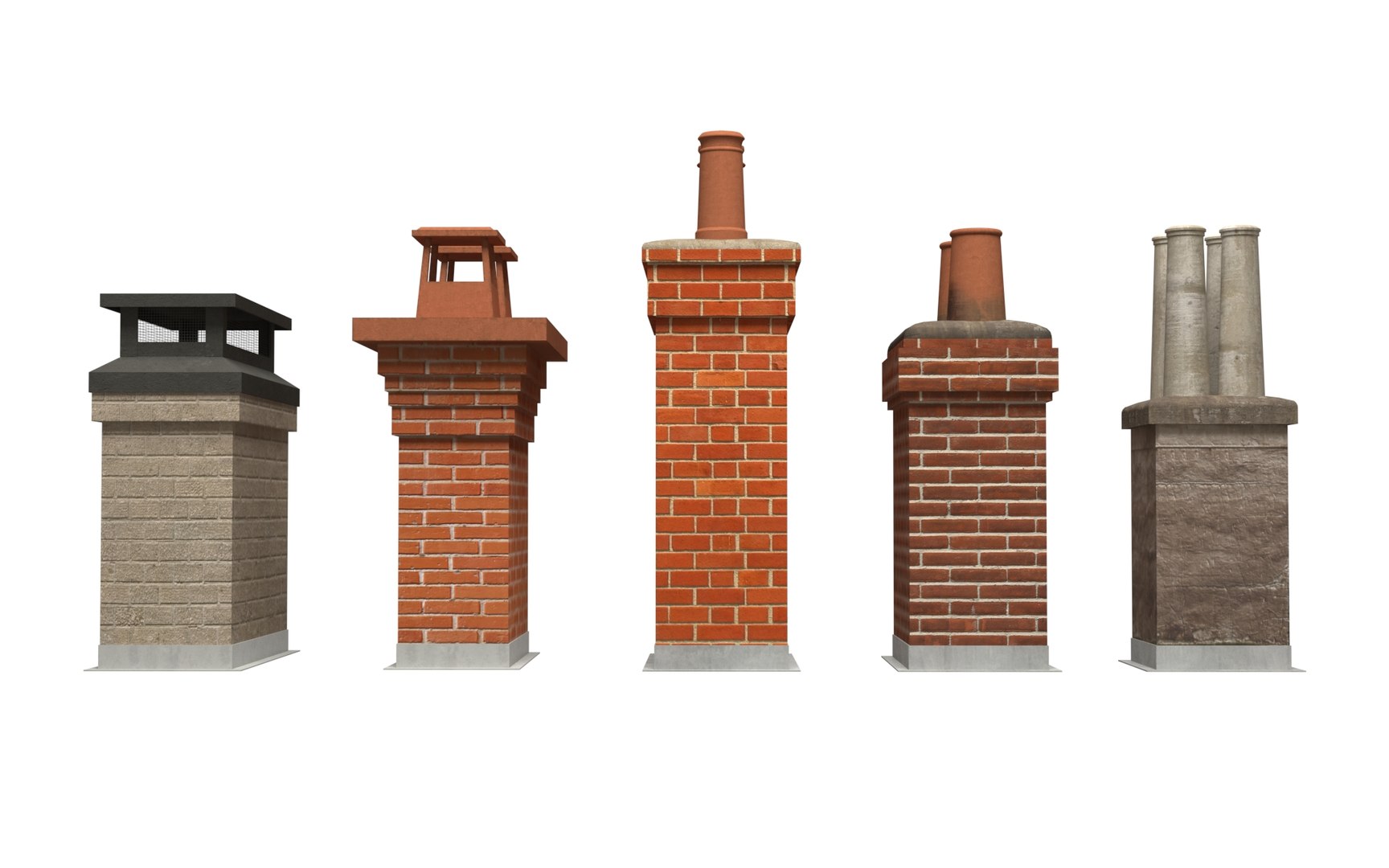 3D Chimney 2 Model - TurboSquid 2077092