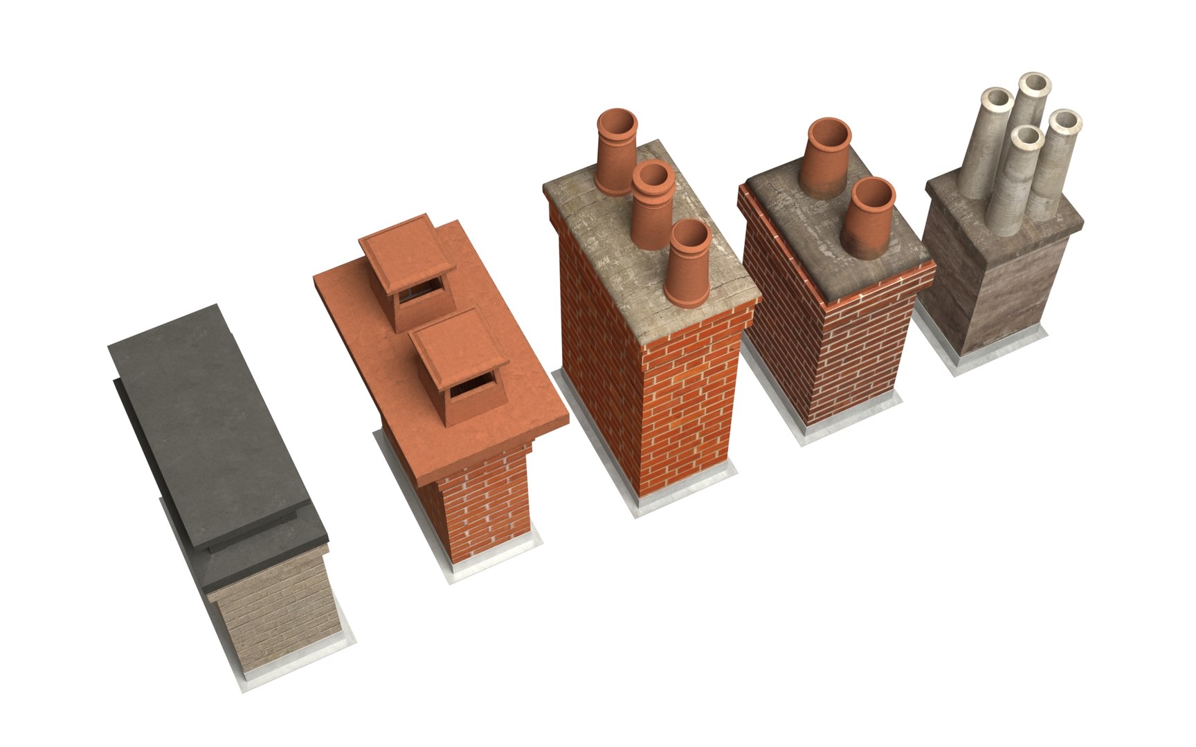 3D Chimney 2 Model - TurboSquid 2077092