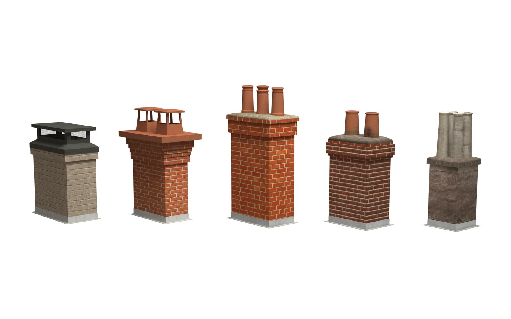 3D Chimney 2 Model - TurboSquid 2077092