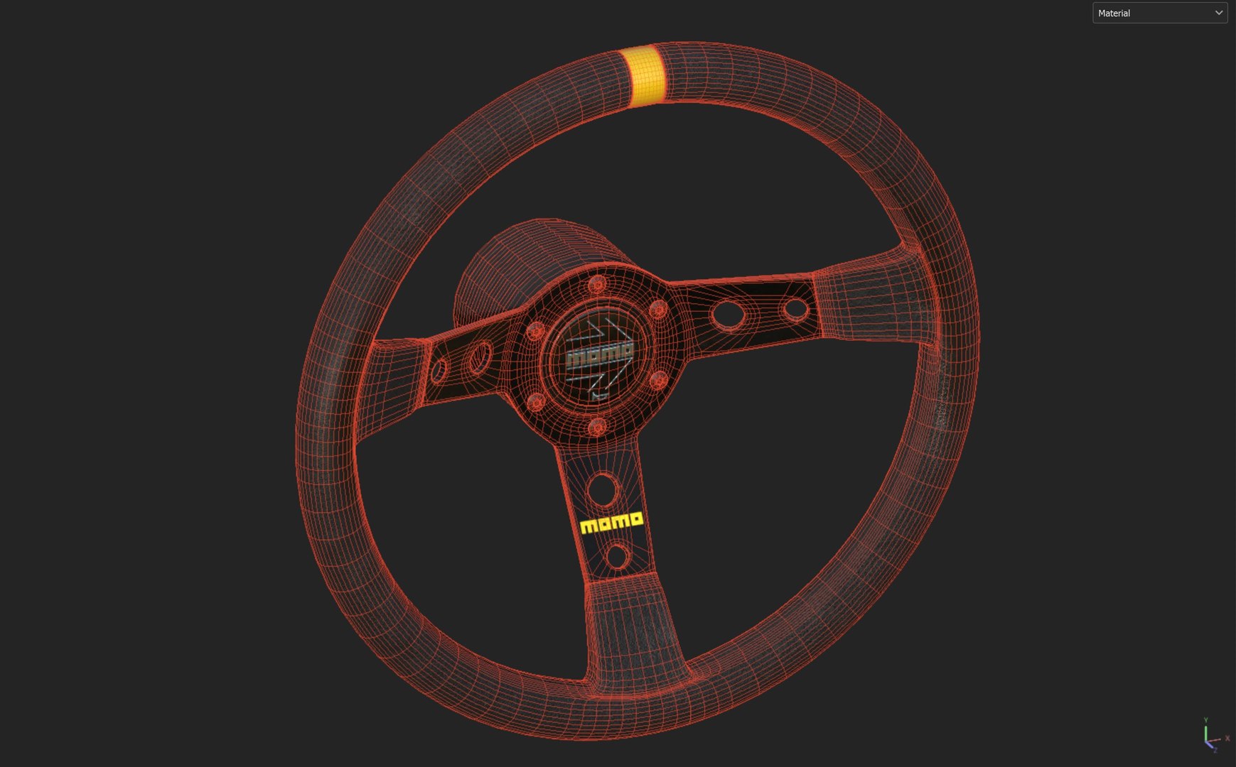 MOMO Mod 07 350mm 3D Model - TurboSquid 1961677