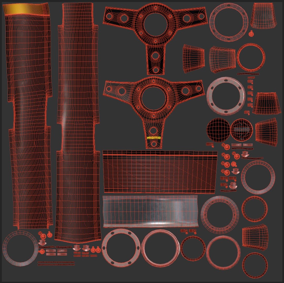 MOMO Mod 07 350mm 3D Model - TurboSquid 1961677