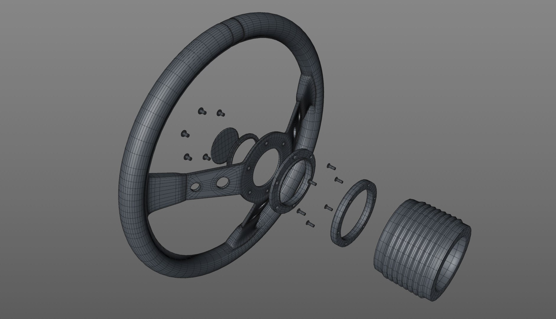 MOMO Mod 07 350mm 3D Model - TurboSquid 1961677
