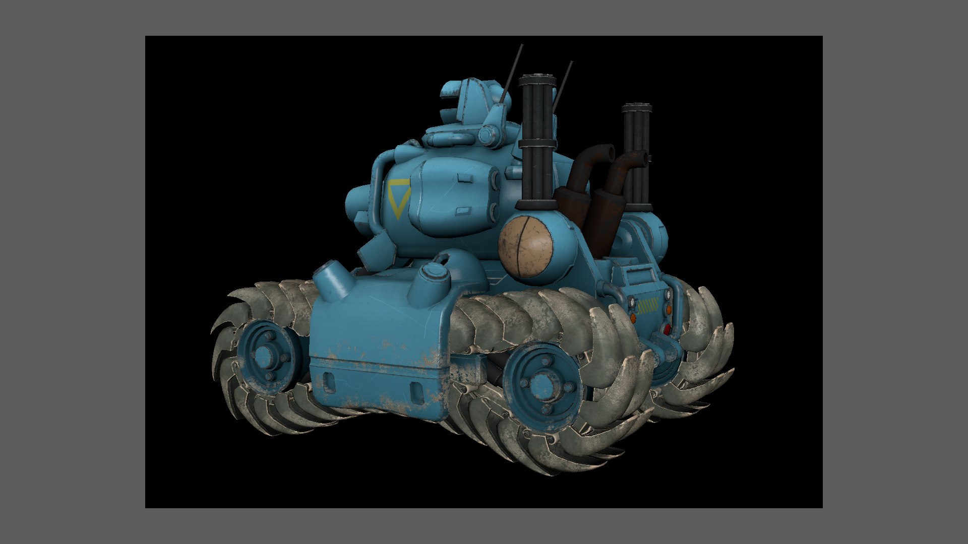 3D Metal Slug SV 001 Low-poly - TurboSquid 2144870