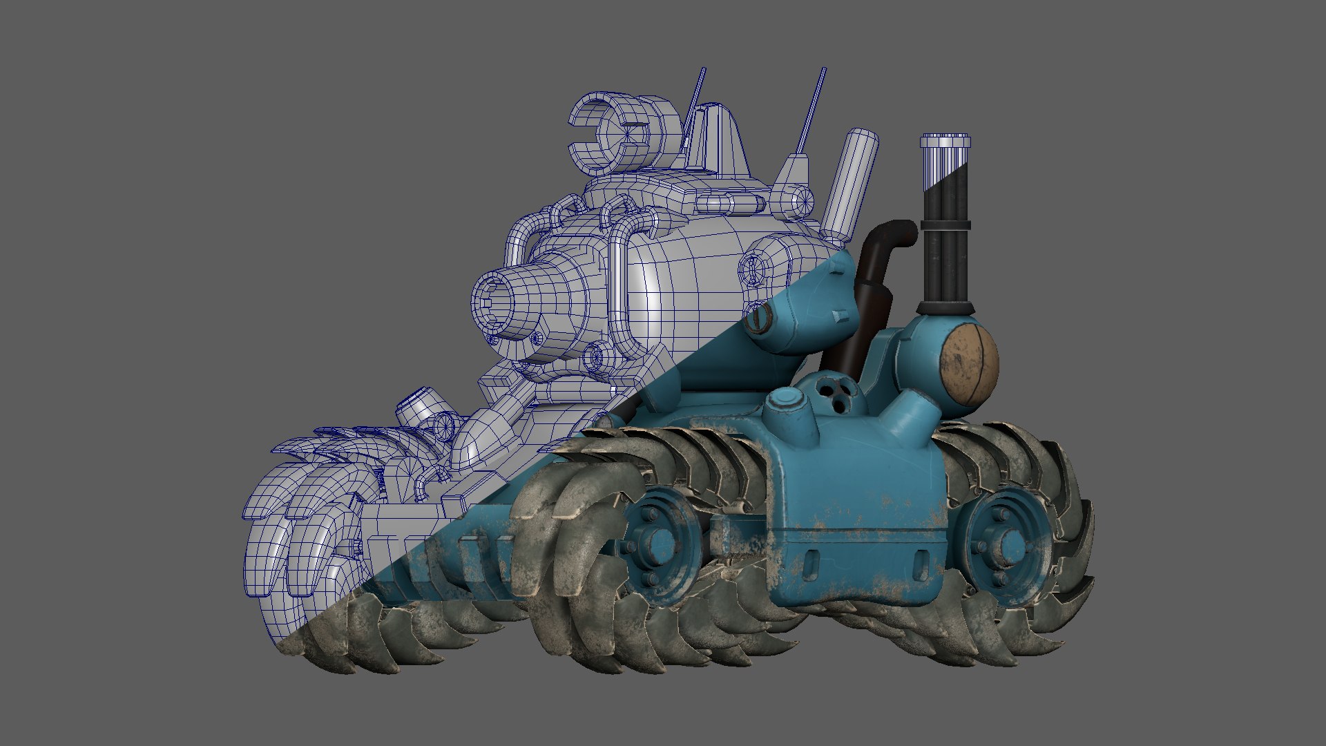 3D Metal Slug SV 001 Low-poly - TurboSquid 2144870