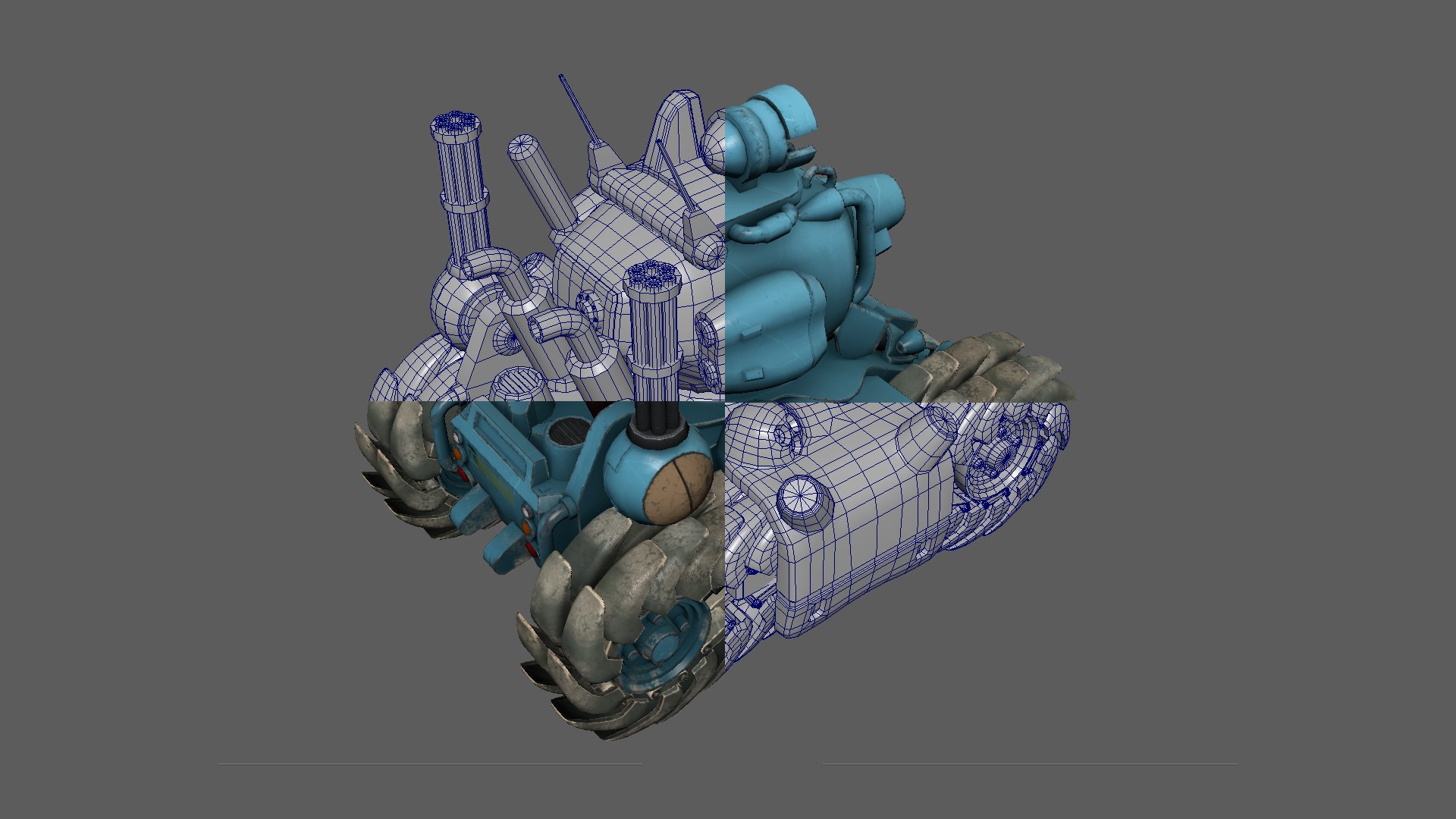 3D Metal Slug SV 001 Low-poly - TurboSquid 2144870