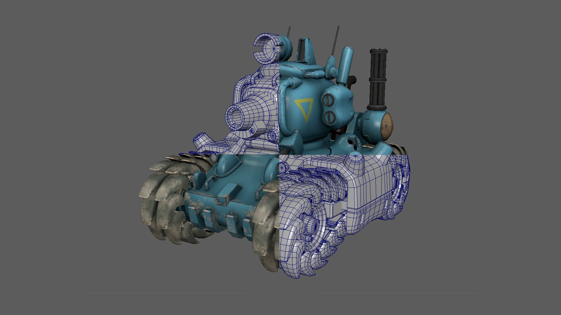 3D Metal Slug SV 001 Low-poly - TurboSquid 2144870