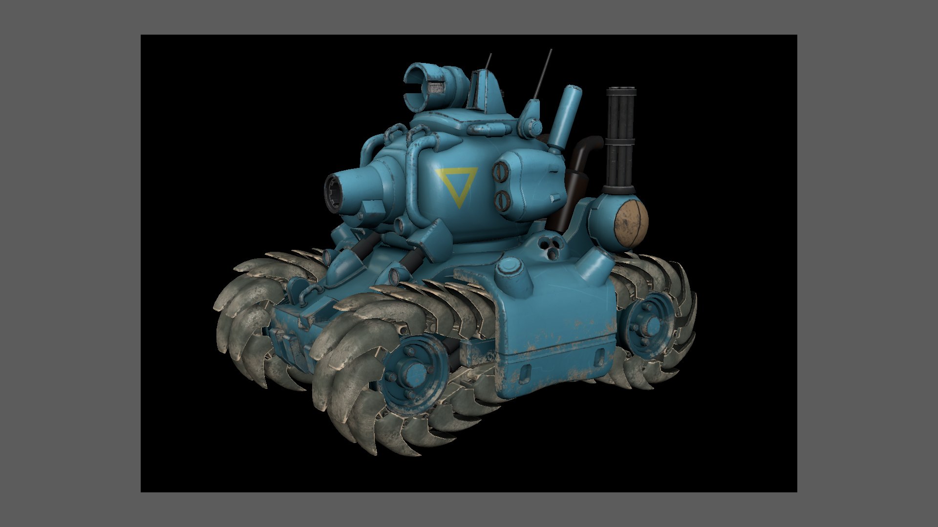 3D Metal Slug SV 001 Low-poly - TurboSquid 2144870