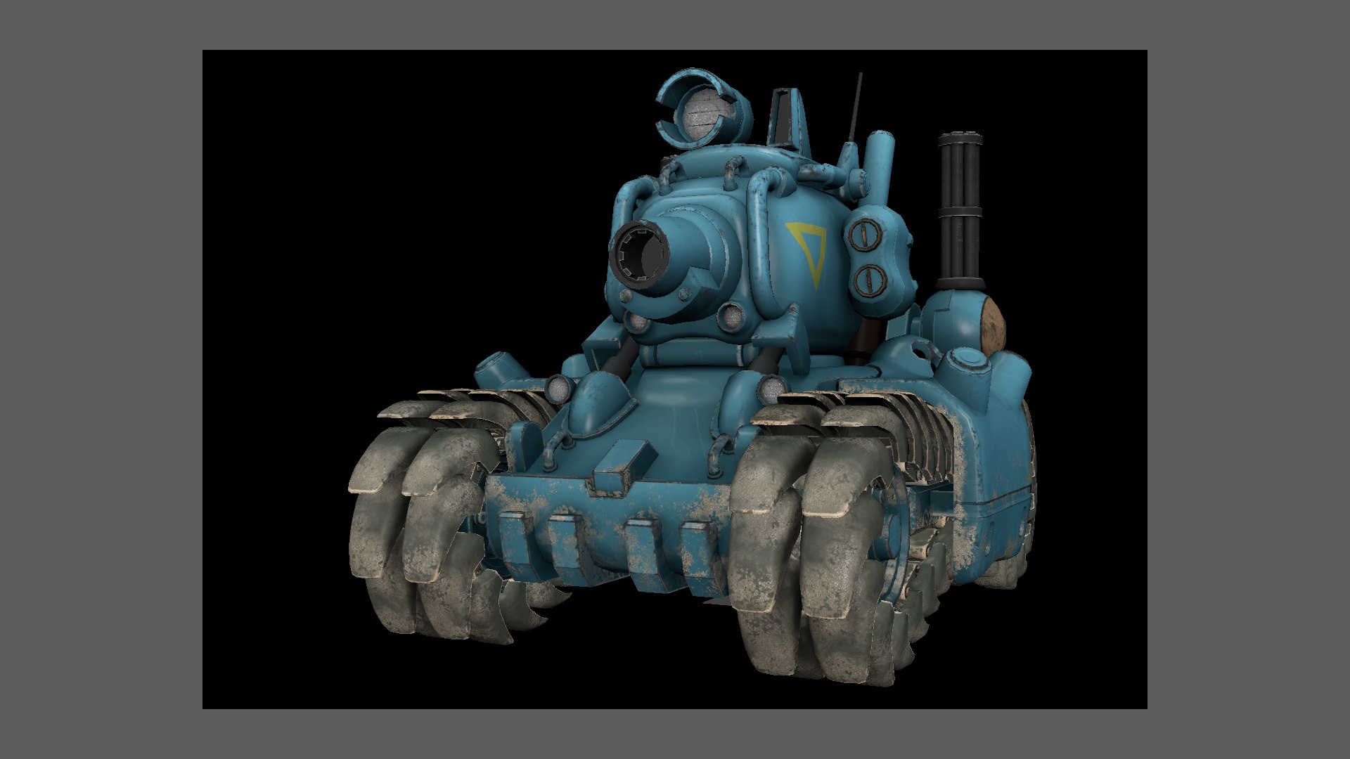 3D Metal Slug SV 001 Low-poly - TurboSquid 2144870