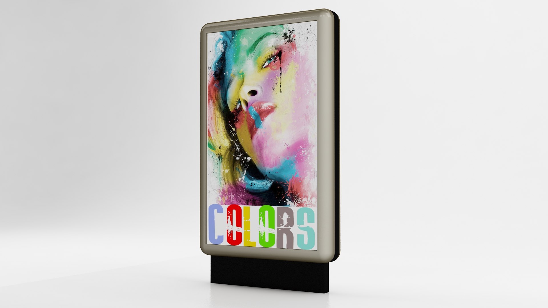 Advertising Panel 03 3D Model - TurboSquid 1784269