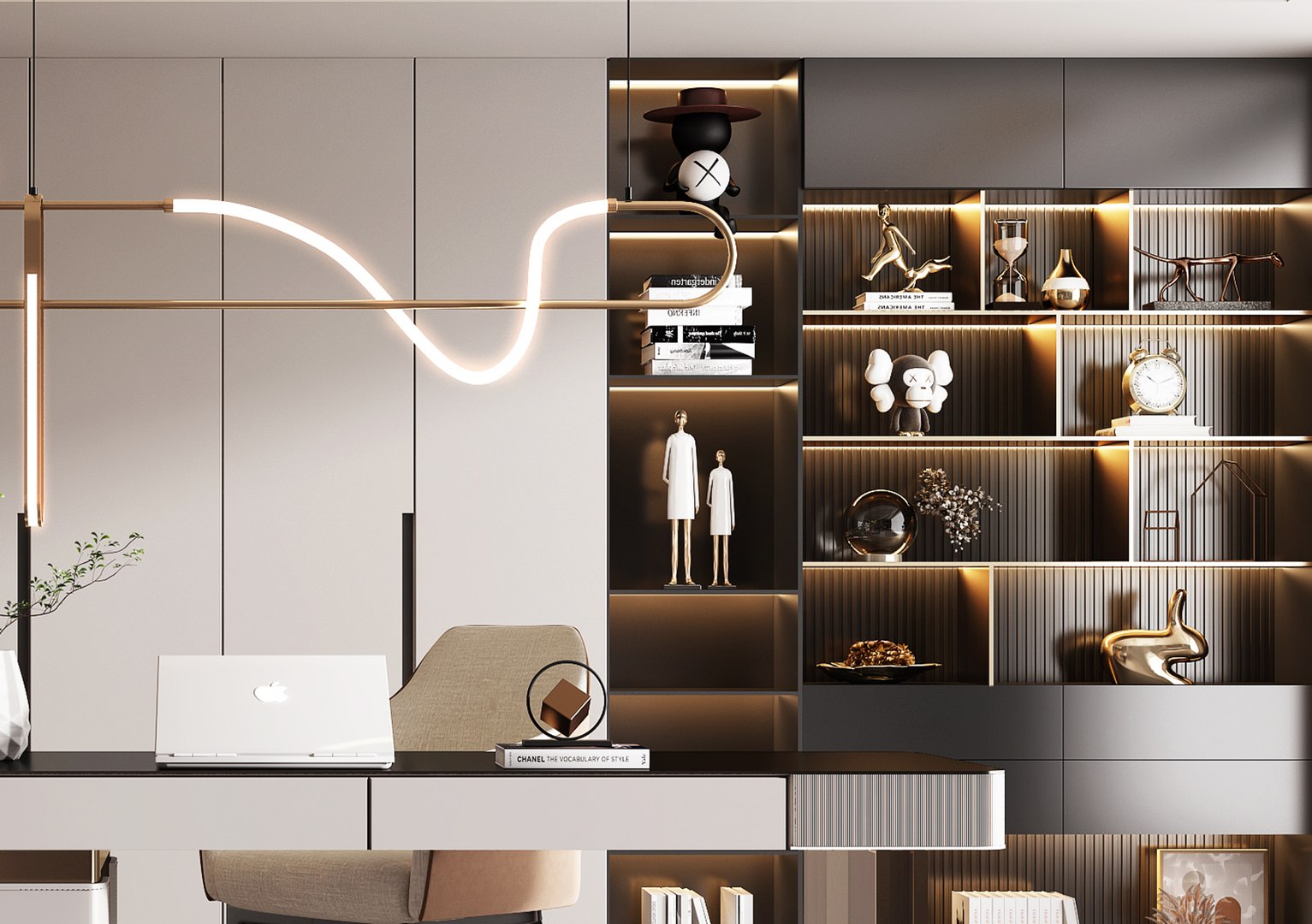 Modern Study 3D model - TurboSquid 2062184