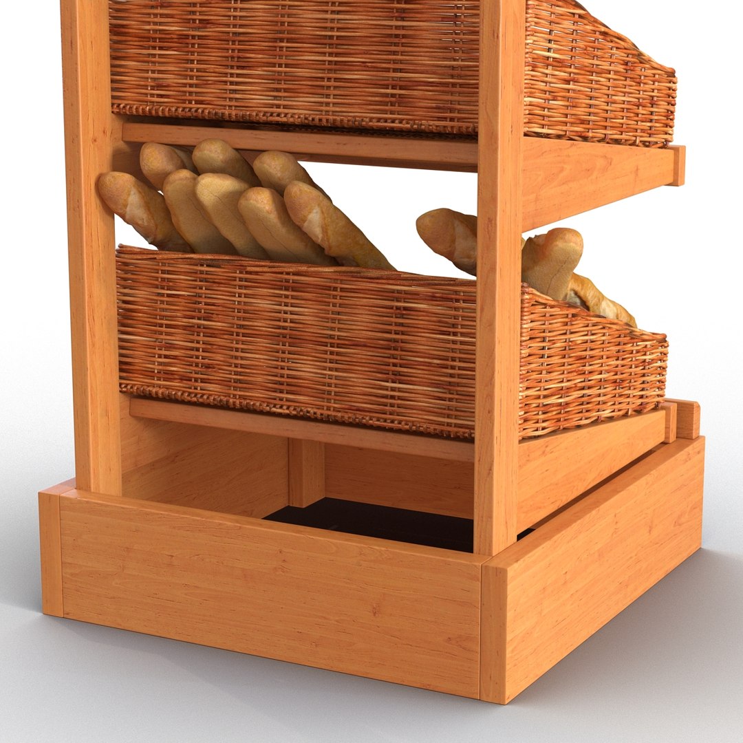 bakery display 2 3d max