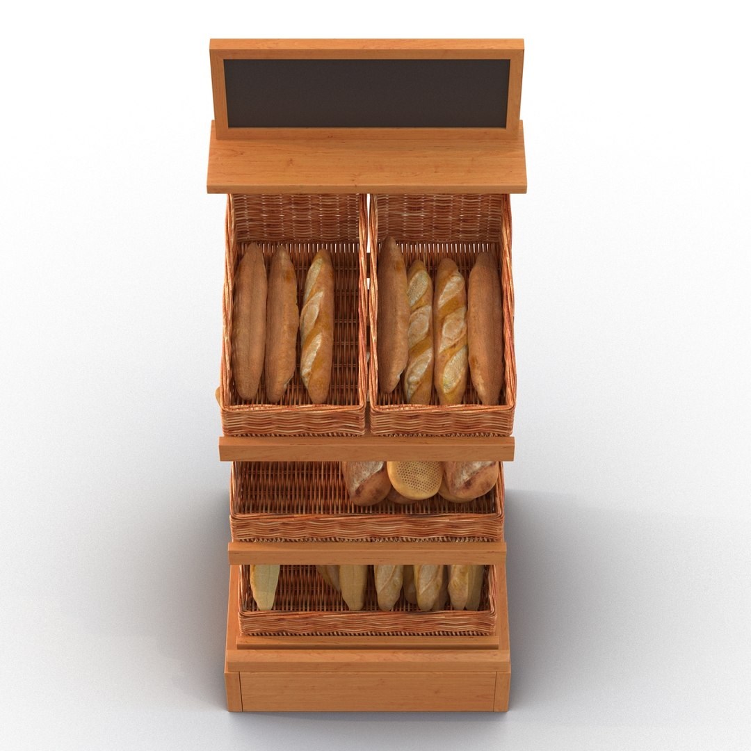 bakery display 2 3d max