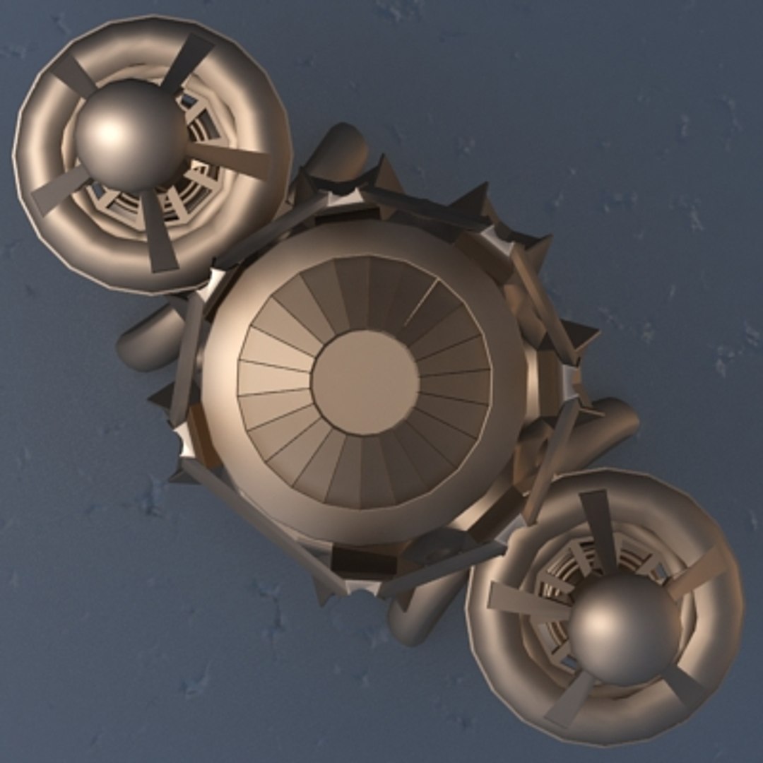 Tesla Coil Rocket 3d Model