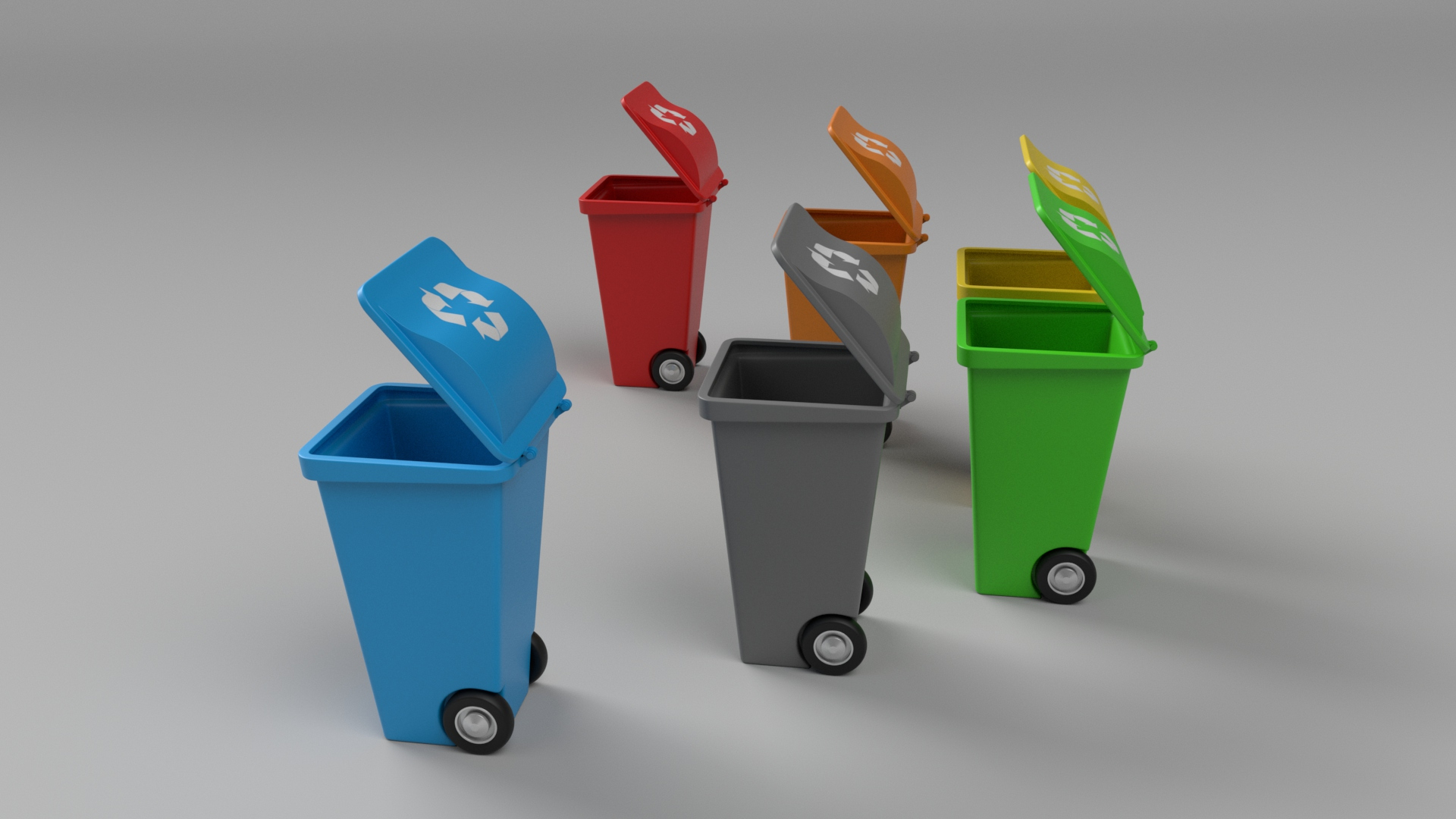 Transh Can model - TurboSquid 1821057