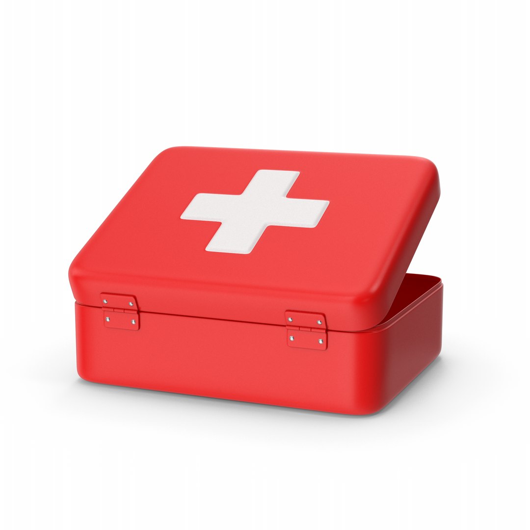 3D First Aid Box Model - TurboSquid 2190339