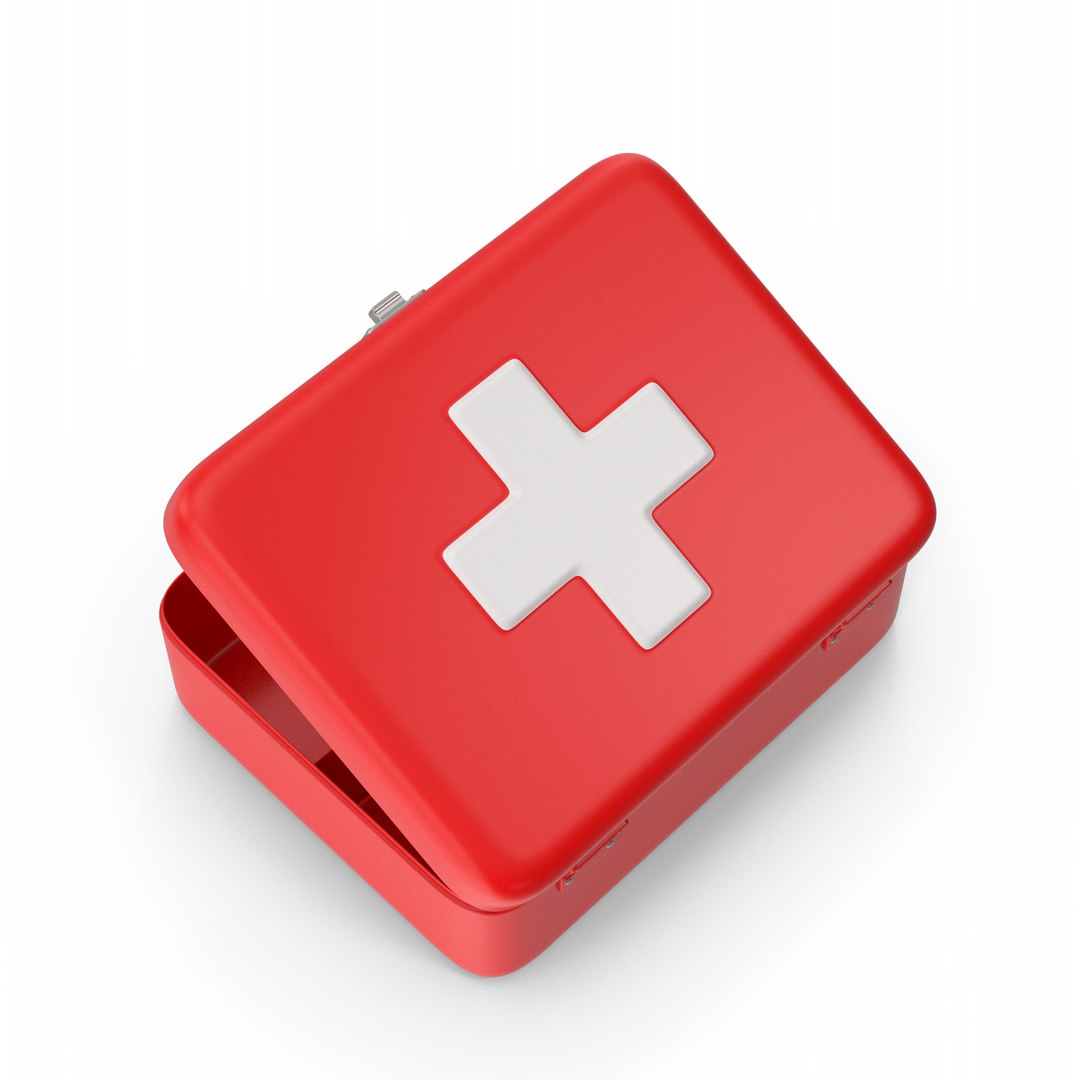 3D First Aid Box Model - TurboSquid 2190339