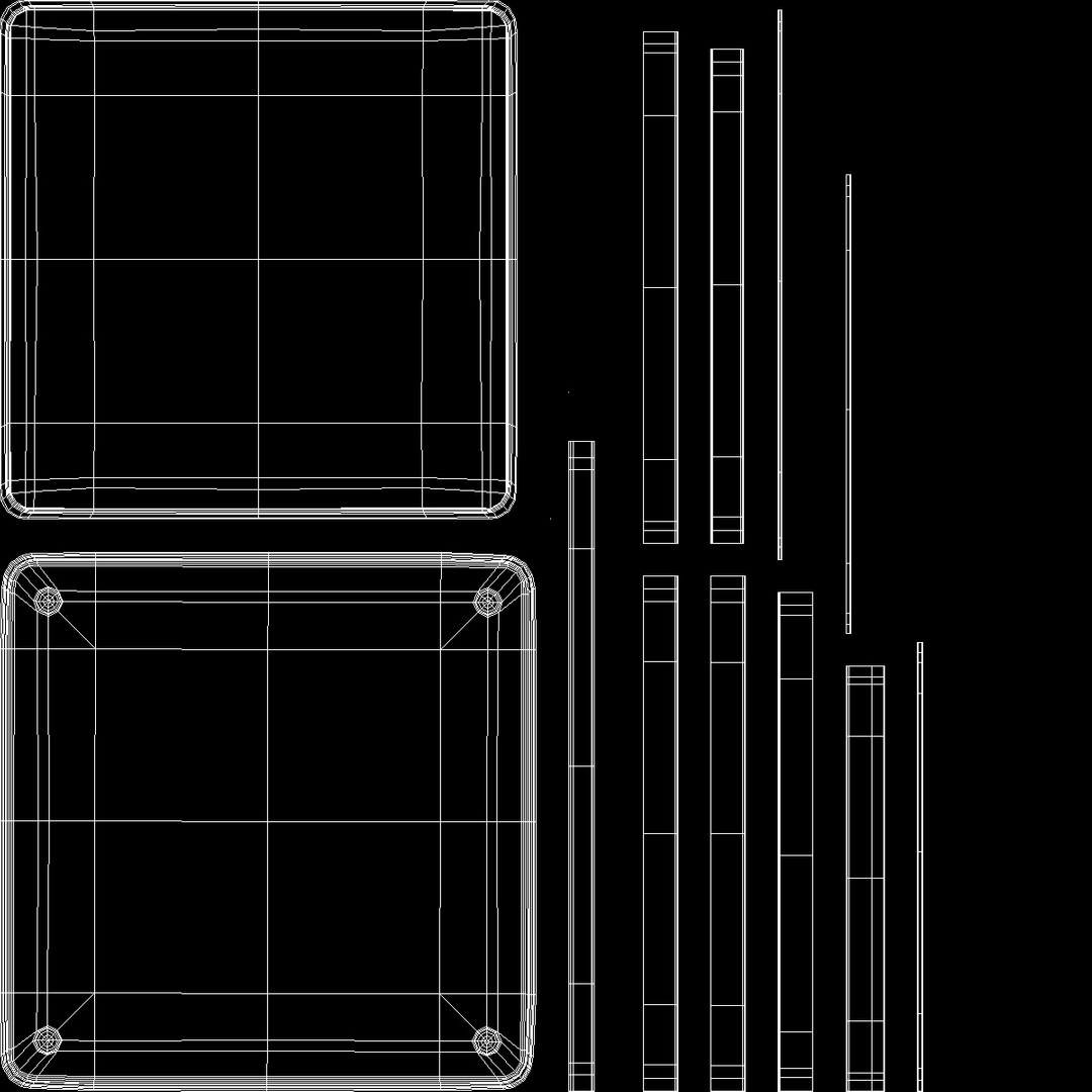 3D model cotton sticks plastic box - TurboSquid 1412624