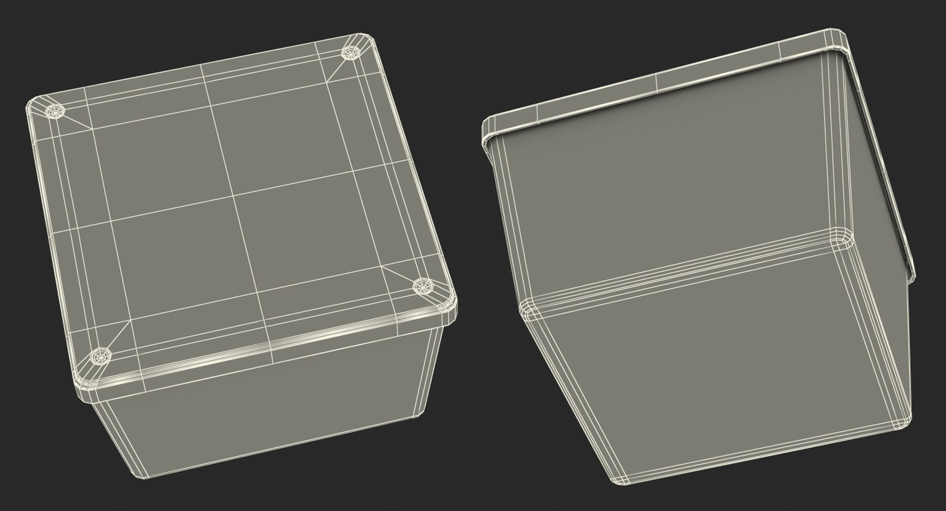 3D model cotton sticks plastic box - TurboSquid 1412624