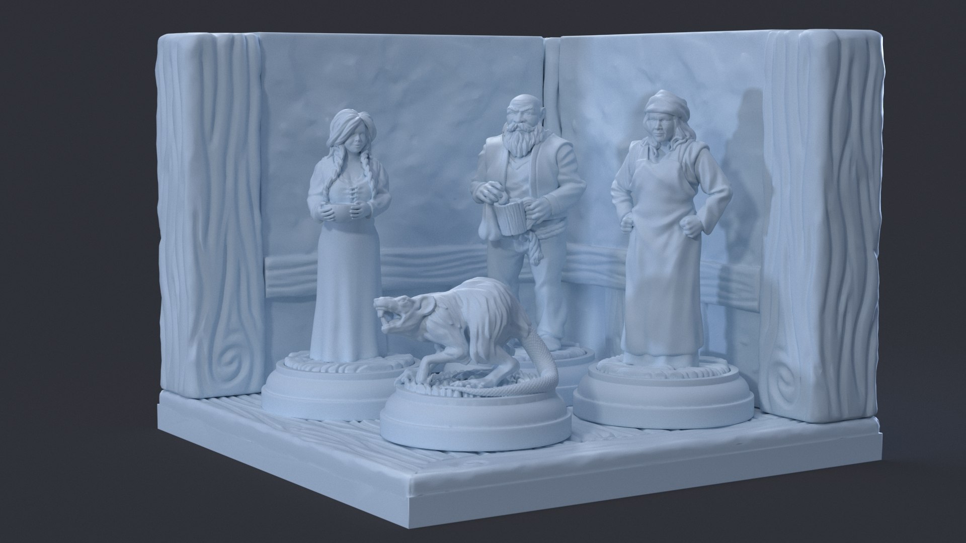 Tavern NPS Set DnD 3D print model 3D 모델 - TurboSquid 2011483