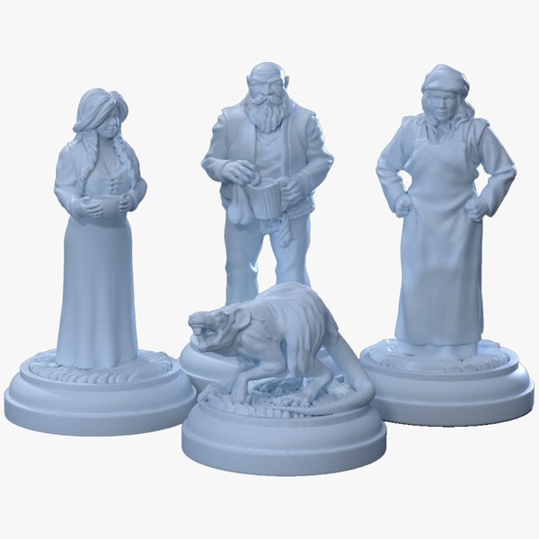 Tavern NPS Set DnD 3D print model 3D 모델 - TurboSquid 2011483