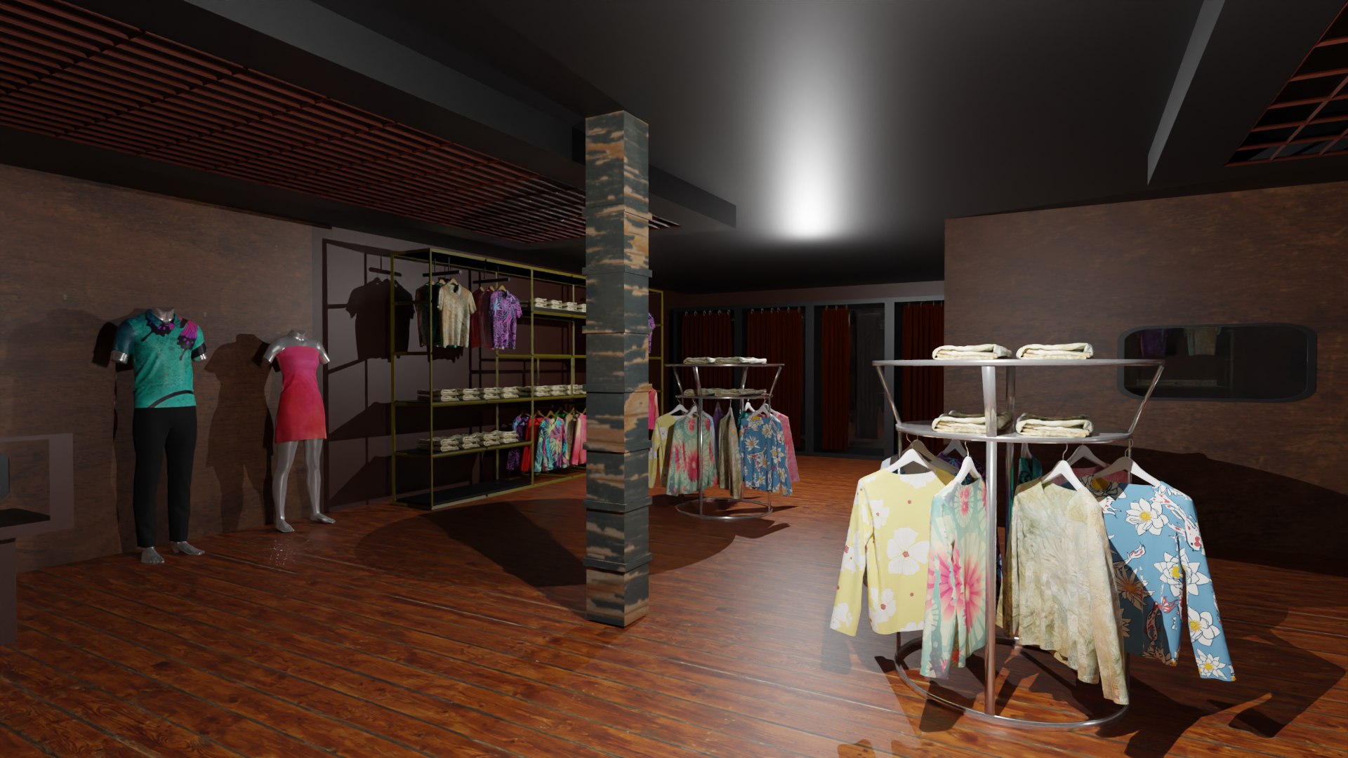 3D model Clothing Store interior - TurboSquid 2157381