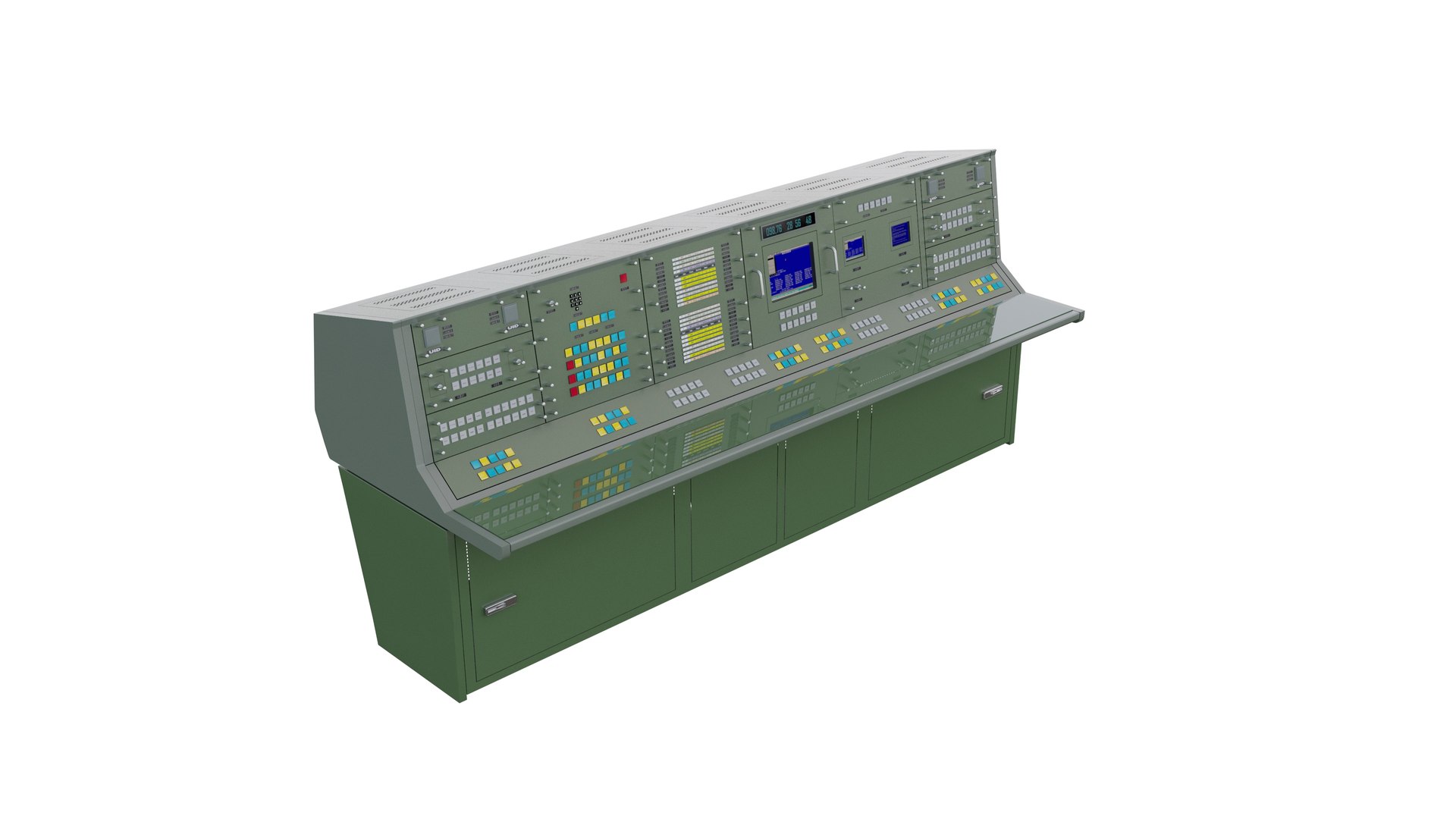 3D Model Mission Contol Panel - TurboSquid 2060118