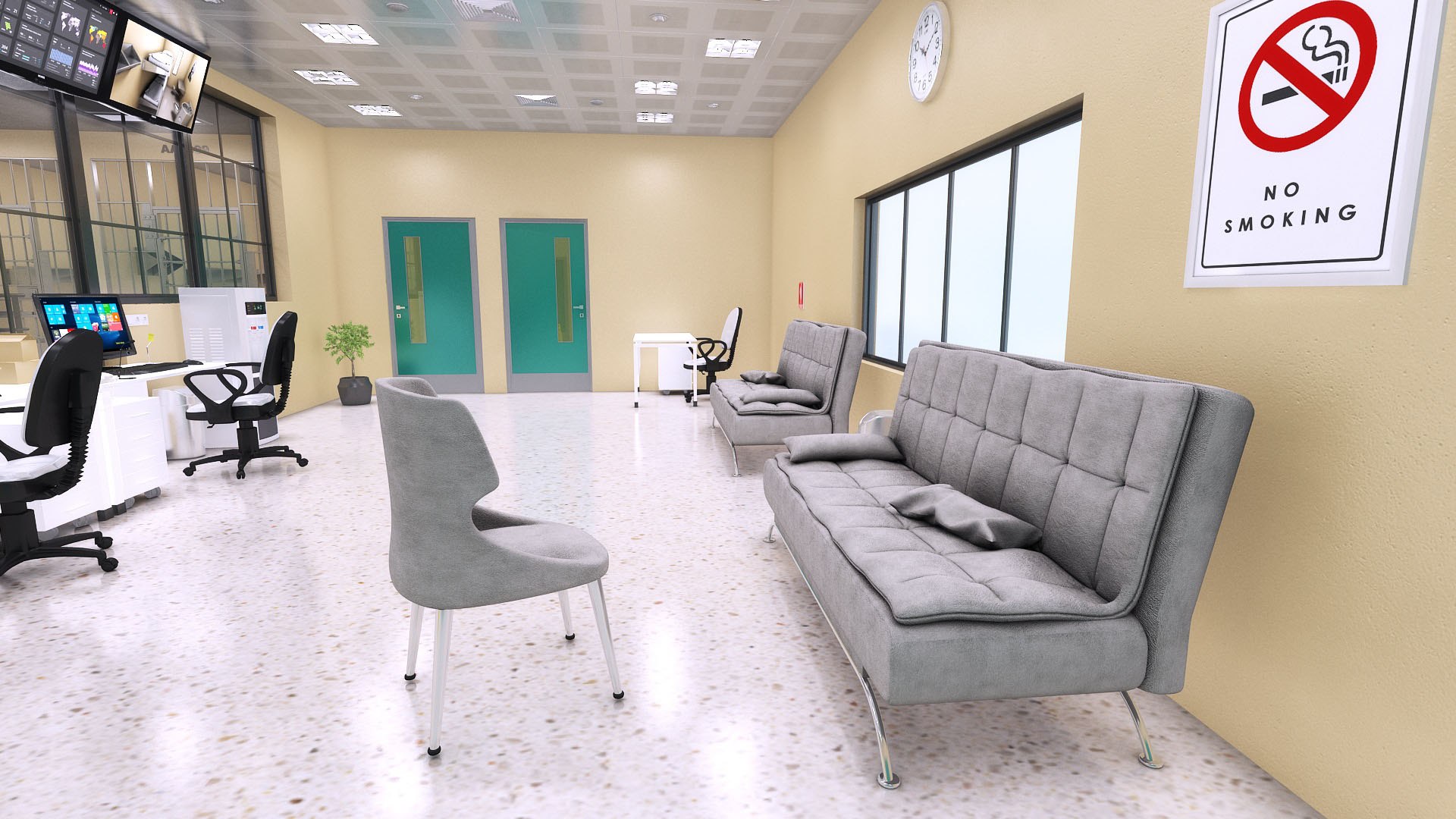 Prison Architecture Jail 3D - TurboSquid 1376673