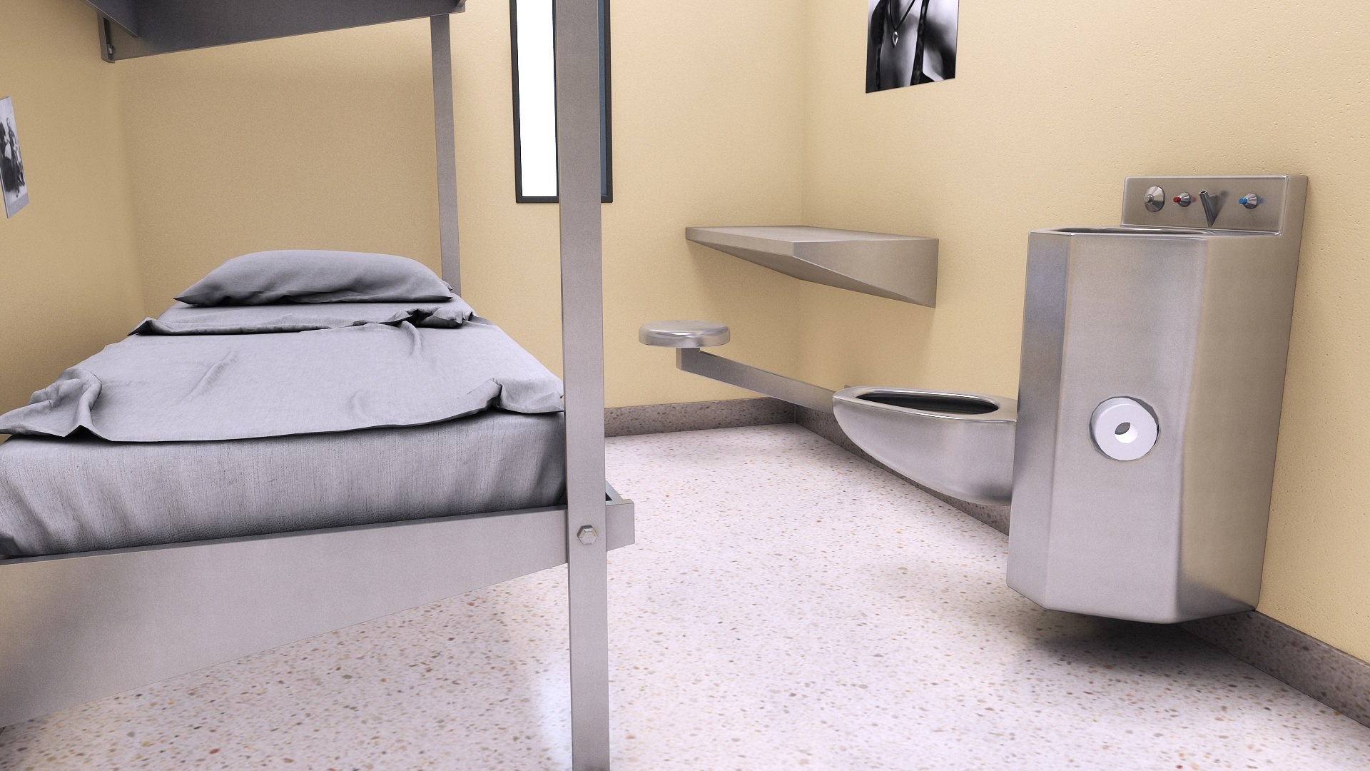 Prison Architecture Jail 3D - TurboSquid 1376673