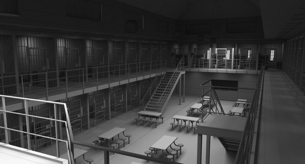 Prison architecture jail 3D - TurboSquid 1376673