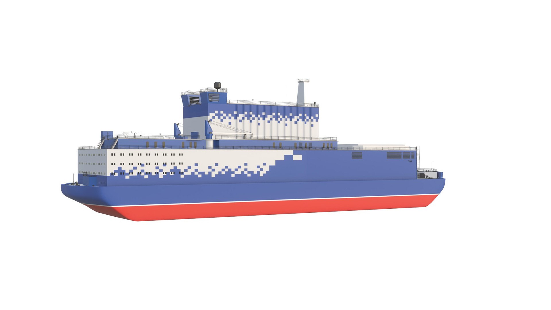 3D Low-poly Modular Transportable Power Unit Model - TurboSquid 2346718