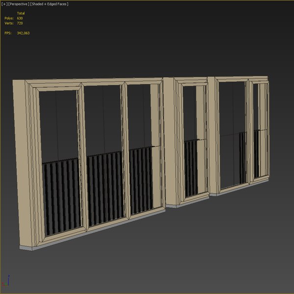 Simple windows 3D model - TurboSquid 1269135