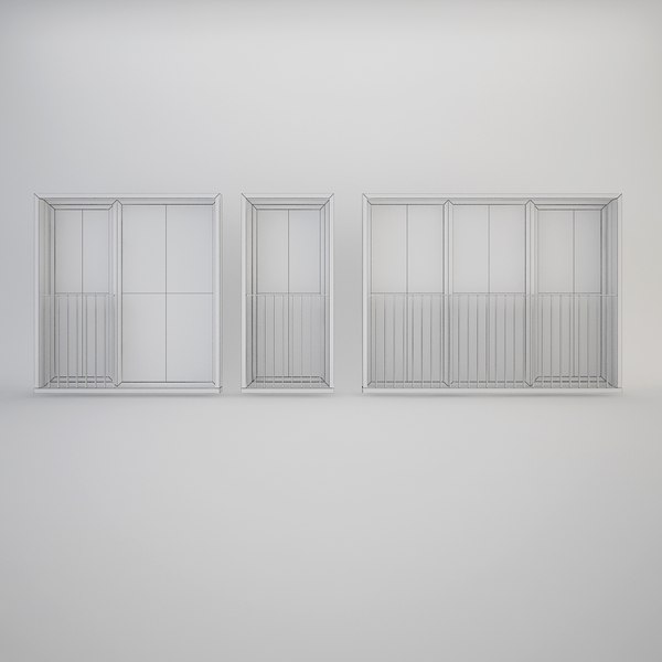 Simple windows 3D model - TurboSquid 1269135