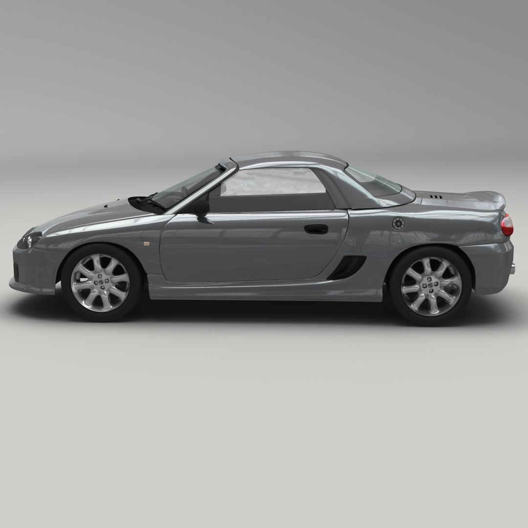 3d Mgtf British Sports Car