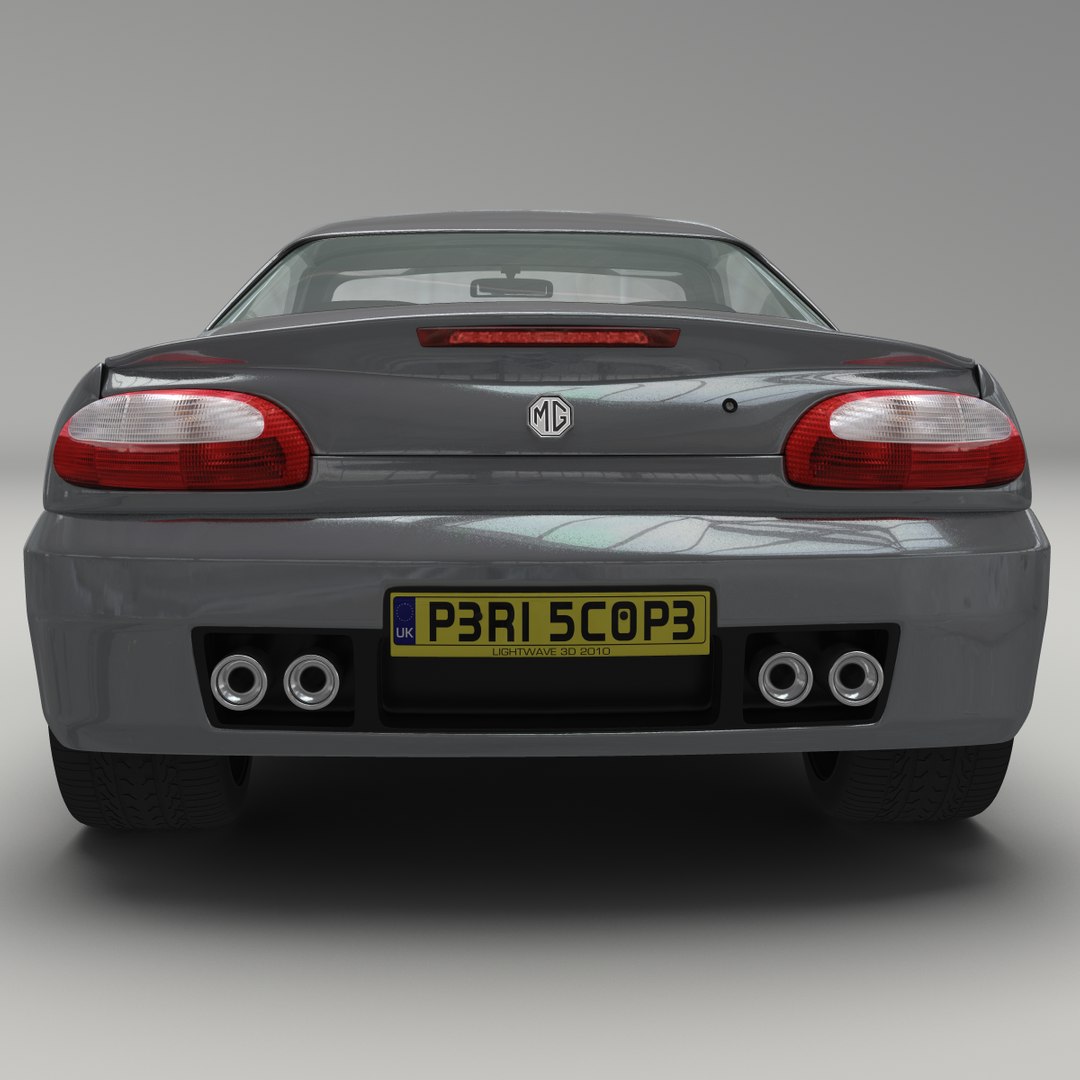 3d Mgtf British Sports Car
