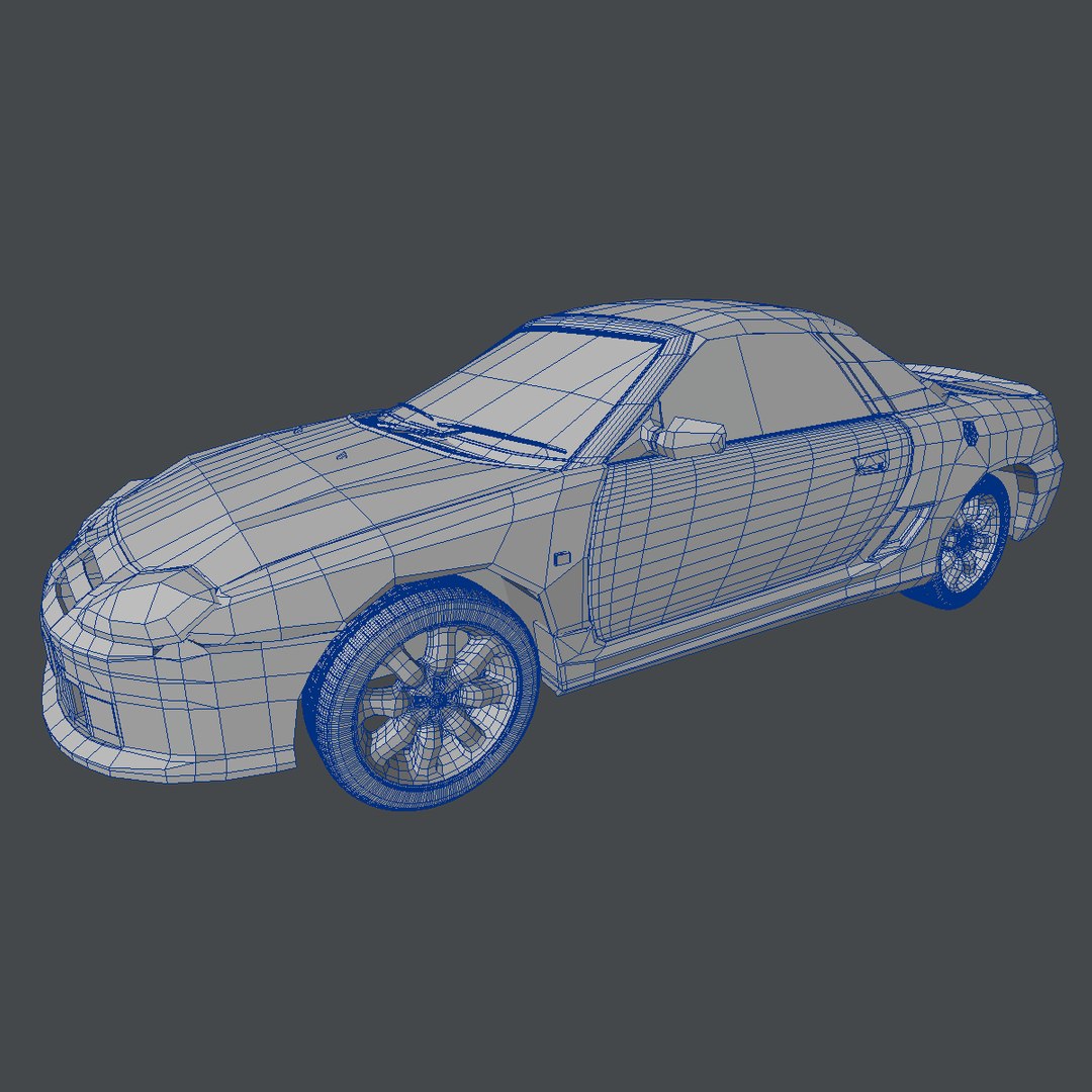 3d Mgtf British Sports Car