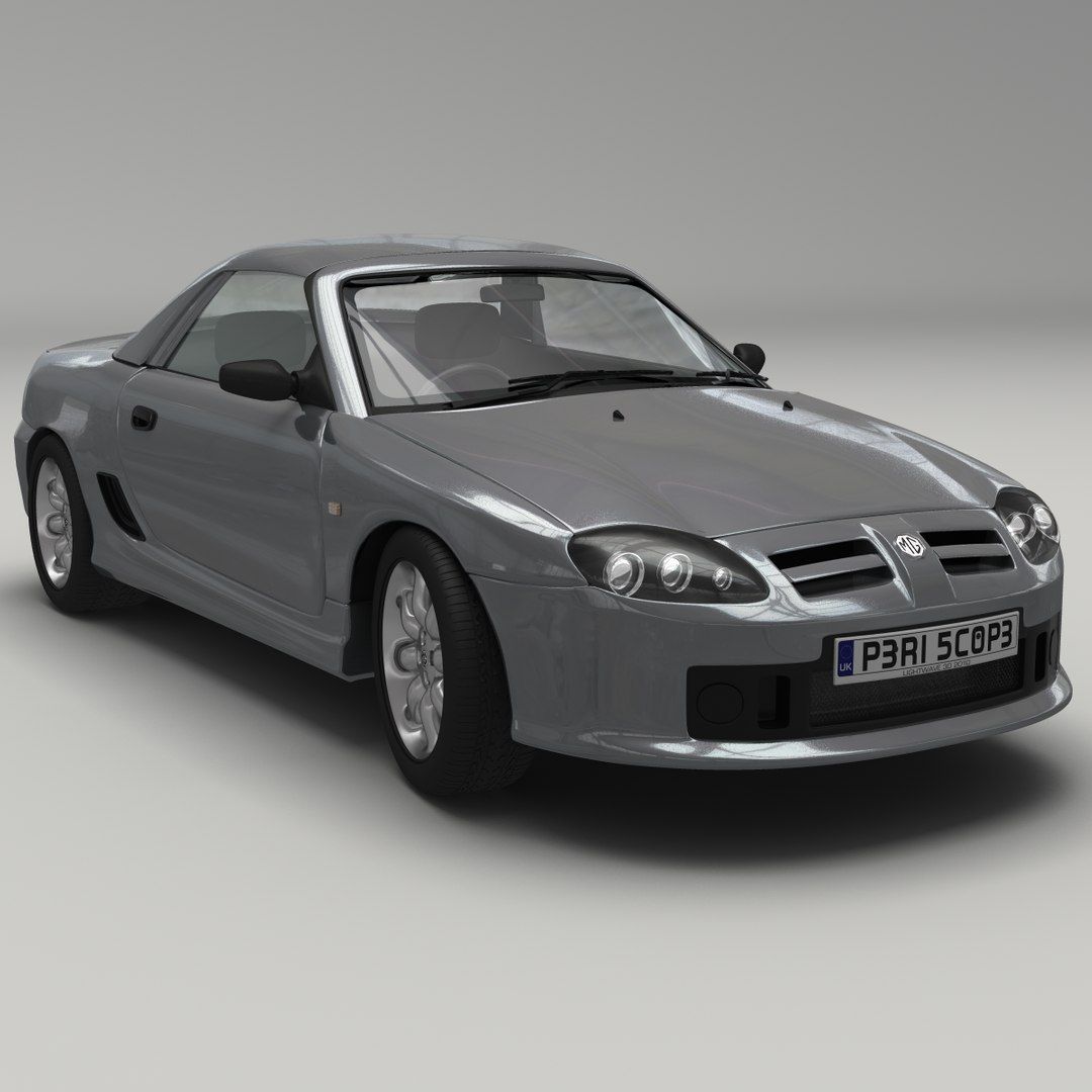 3d Mgtf British Sports Car