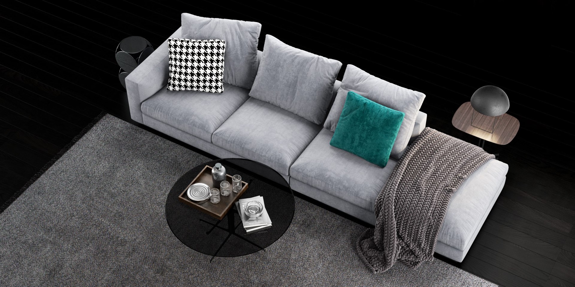 3D Minotti Andersen Line Sofa Model - TurboSquid 1593961