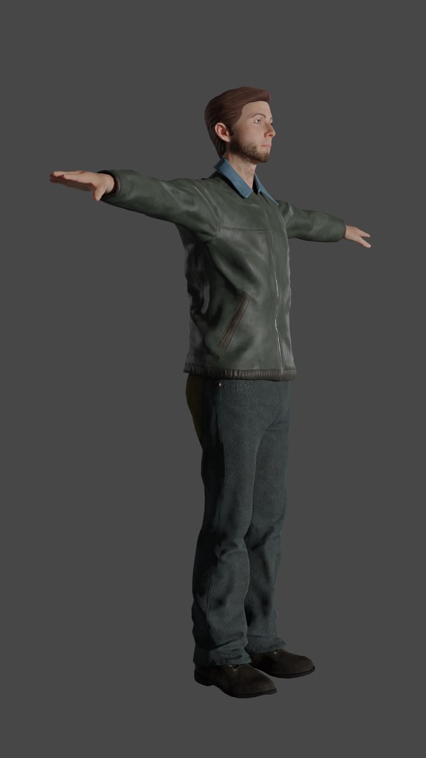 3D model man leon low-poly ready - TurboSquid 1566885