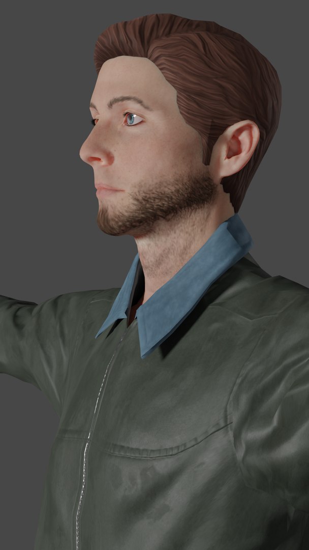 3D model man leon low-poly ready - TurboSquid 1566885