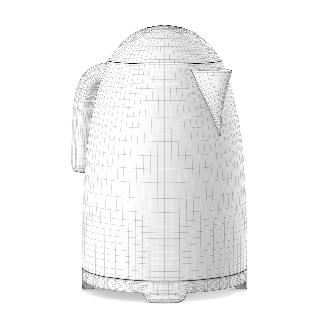 3D Cyan Electric Kettle Model - TurboSquid 1437444