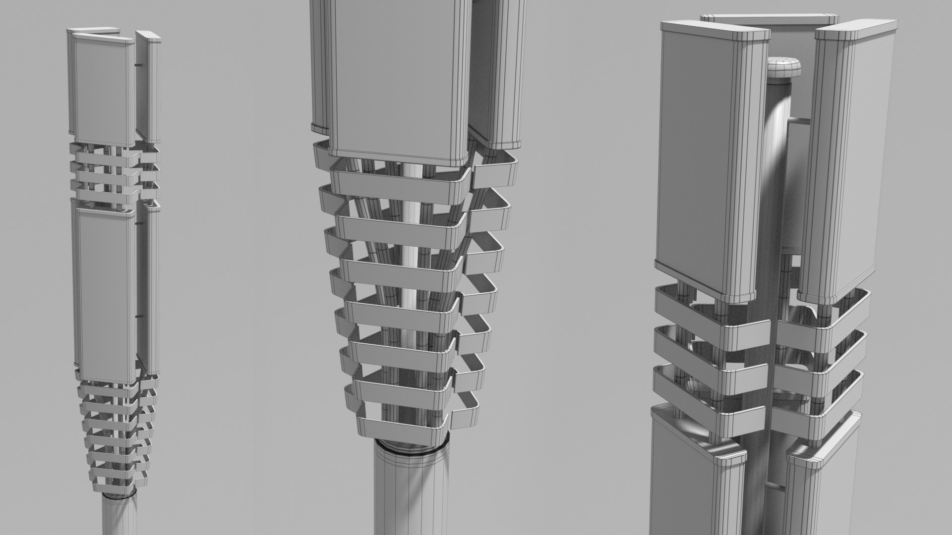 3D Cellular Mast model - TurboSquid 1978608