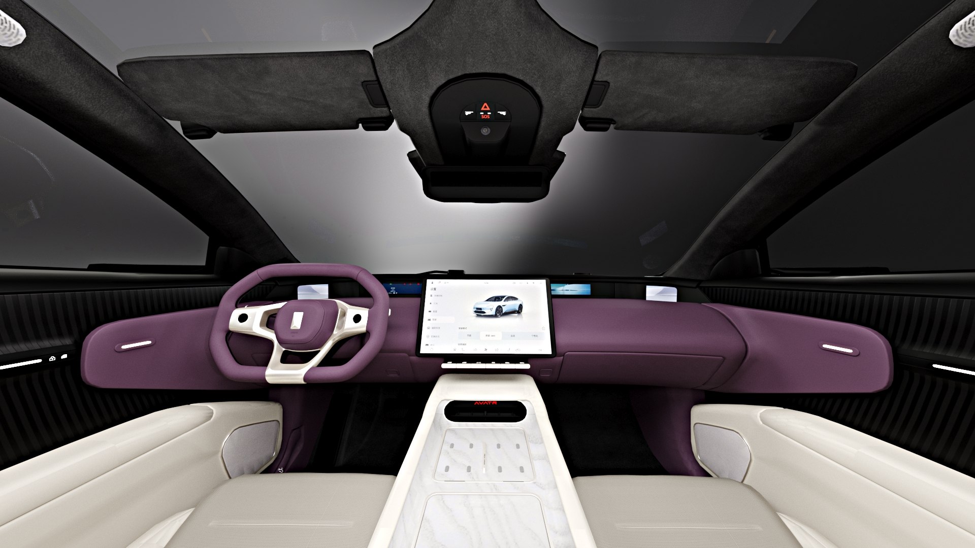 Avatr 12 EV 2025 With Interior 3D Model - TurboSquid 2386733