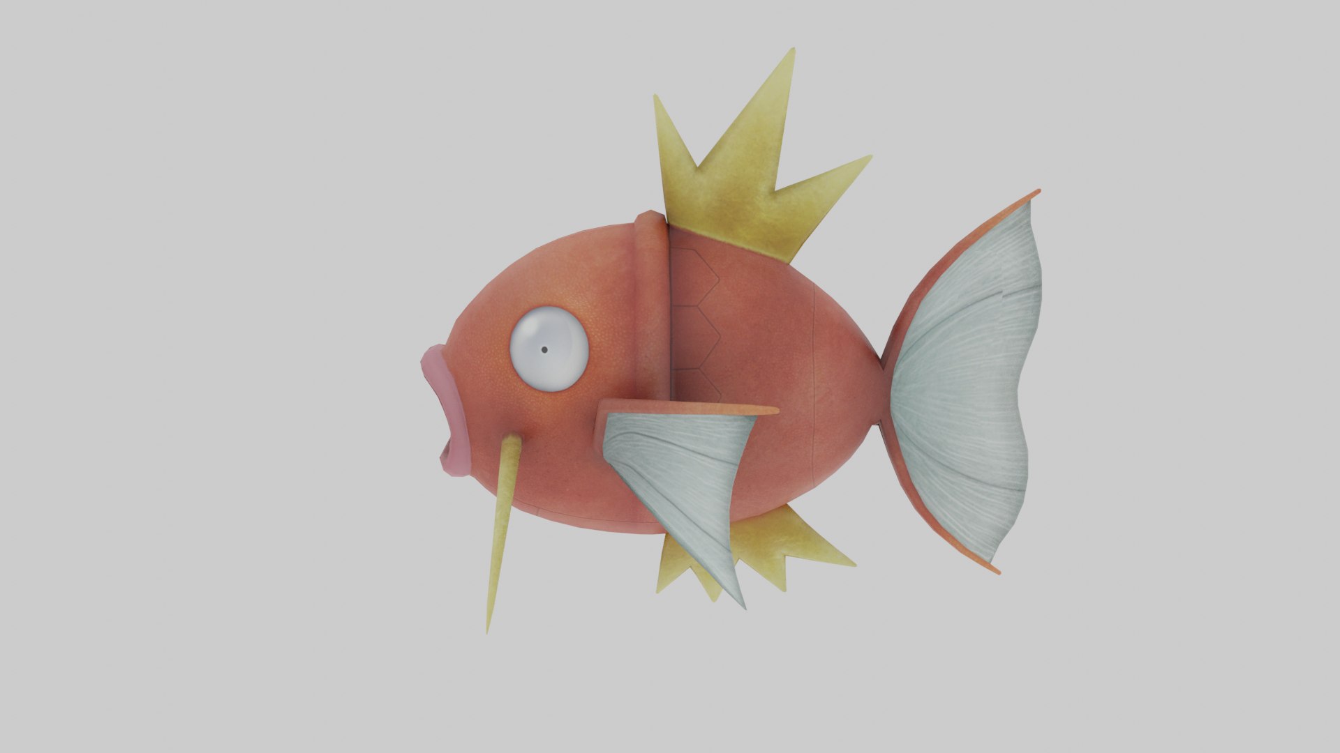 3D Pokemon Magikarp Model - TurboSquid 2008205