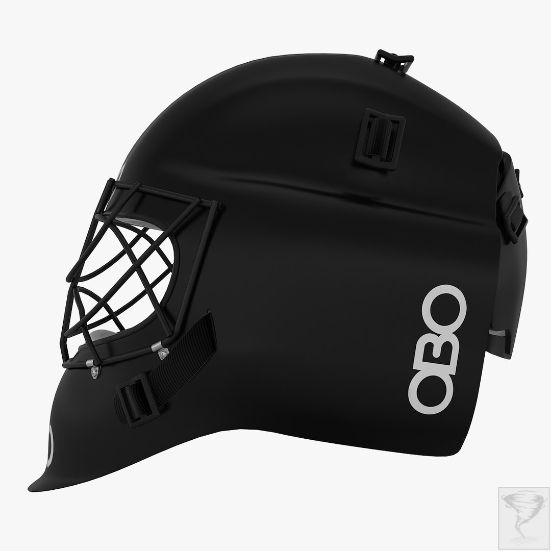 3d model field hockey helmet obo