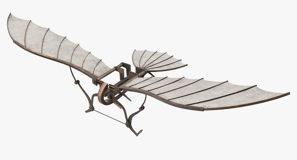 3D leonardo da vinci glider model - TurboSquid 1423785
