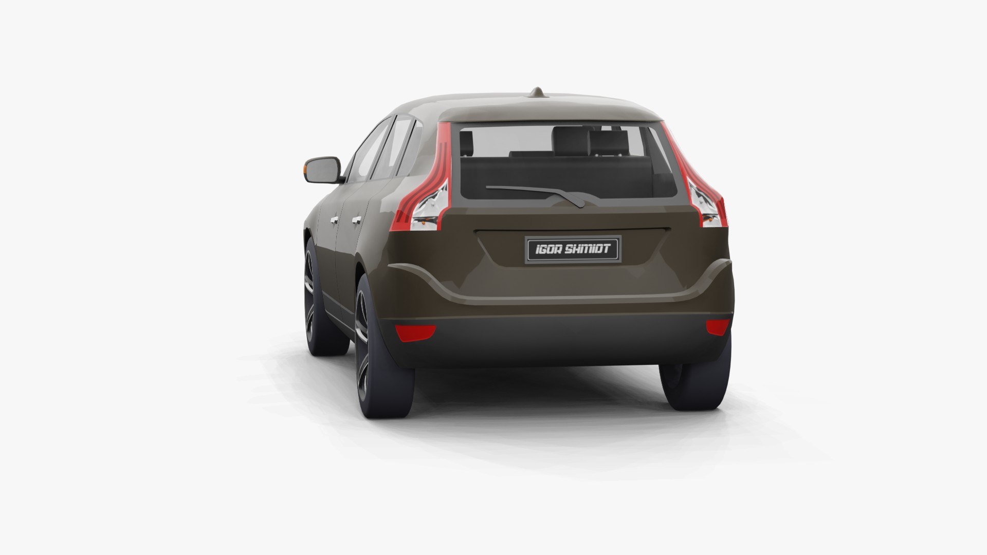 Volvo XC60 2009 Lowpoly 3D Model - TurboSquid 1989405