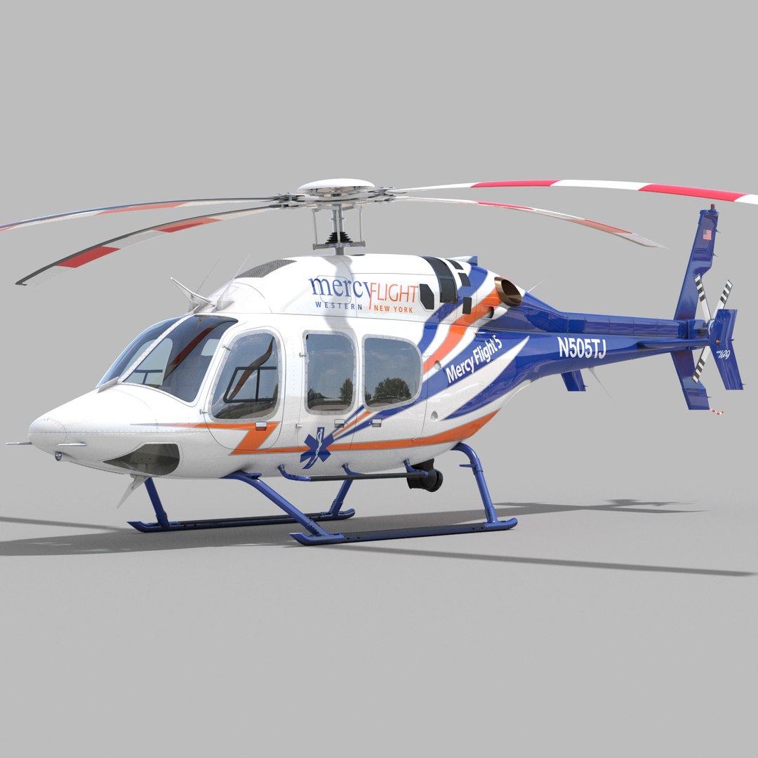 Bell 429 Ems 3d Model