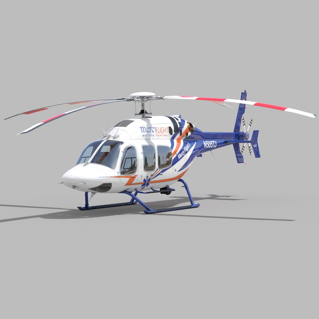 Bell 429 Ems 3d Model