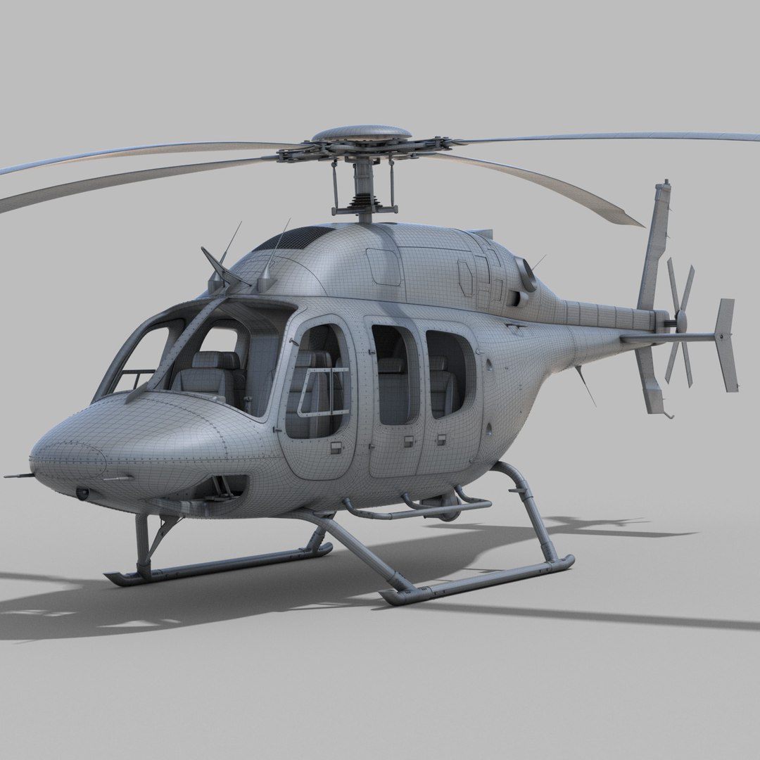 Bell 429 Ems 3d Model